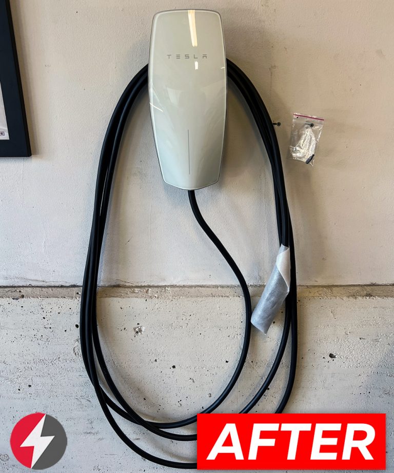 Tesla EV Charger Install in Redwood City, California