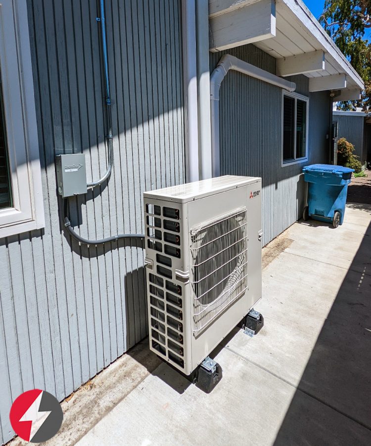 Multi Zone Heat Pump Installation in Palo Alto, California