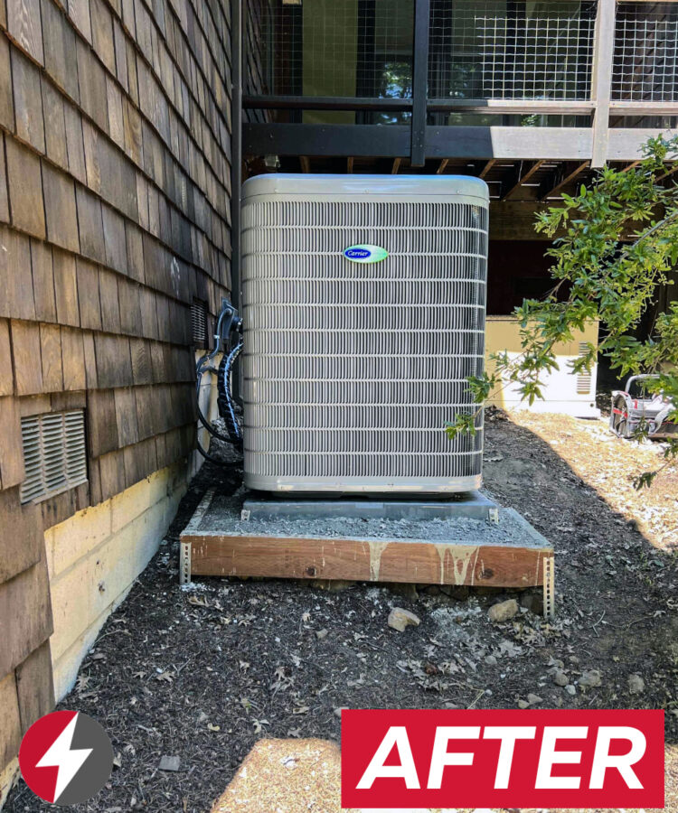 Carrier Infinity Heat Pump Installation in Los Gatos, CA