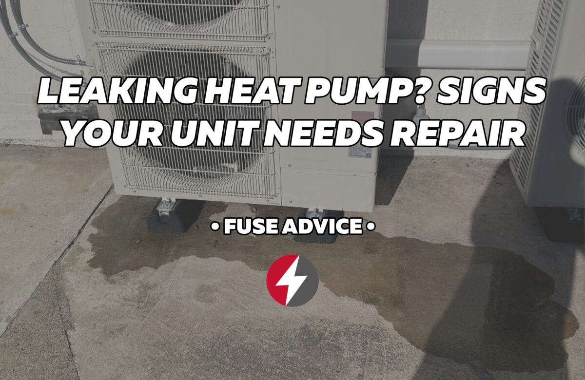 Leaking Heat Pump? Signs Your Heat Pump System Needs Repair